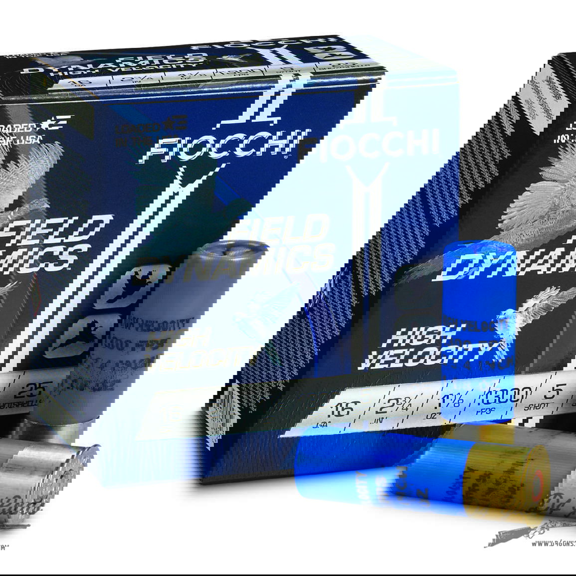 Fiocchi 16 Gauge 2.75" 6 Shot 25 Rounds 16HV6 762344700809 | D4 Guns