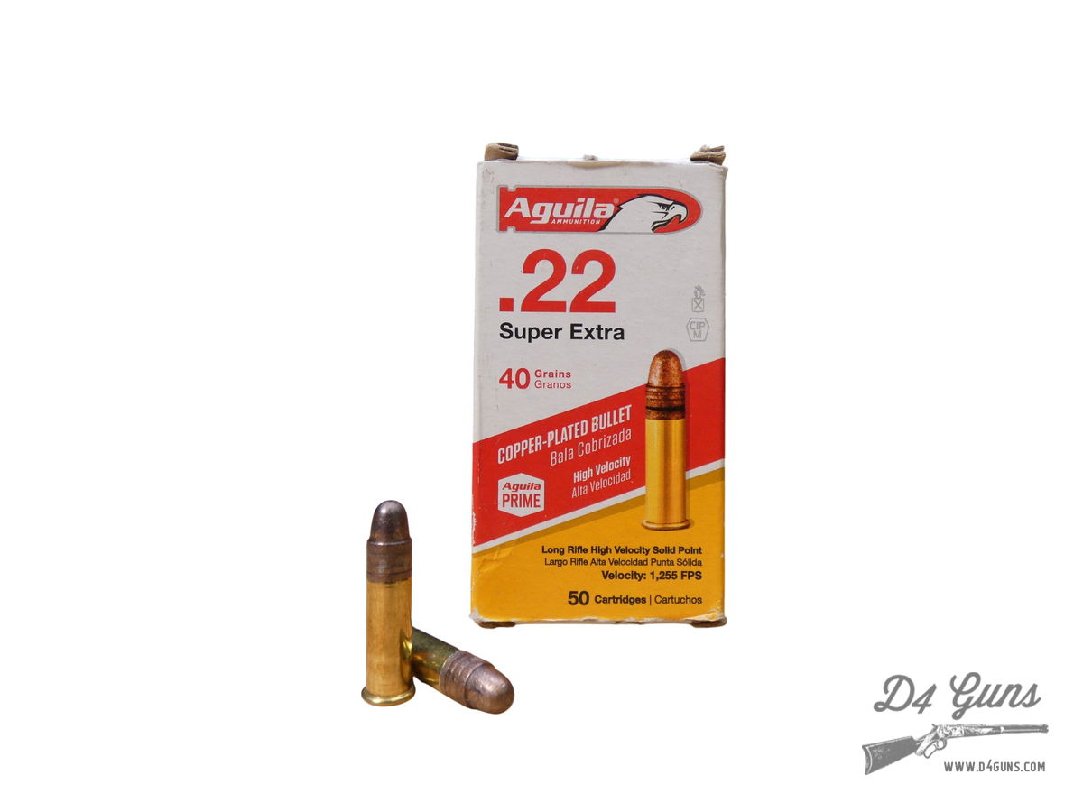Aguila Super Extra .22LR 40gr CPB HV 50 Rounds 1B220328 6404202001012 ...