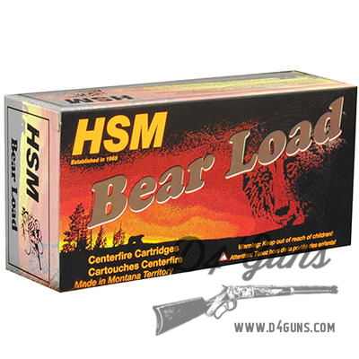 HSM Bear Load .41 Rem Mag 230gr Lead SWC 50 Rounds HSM414N 837306003547 ...