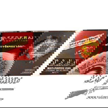 Federal Field & Target 12 Gauge 2.75" 7.5 Shot 100 Rounds 029465118433 ...