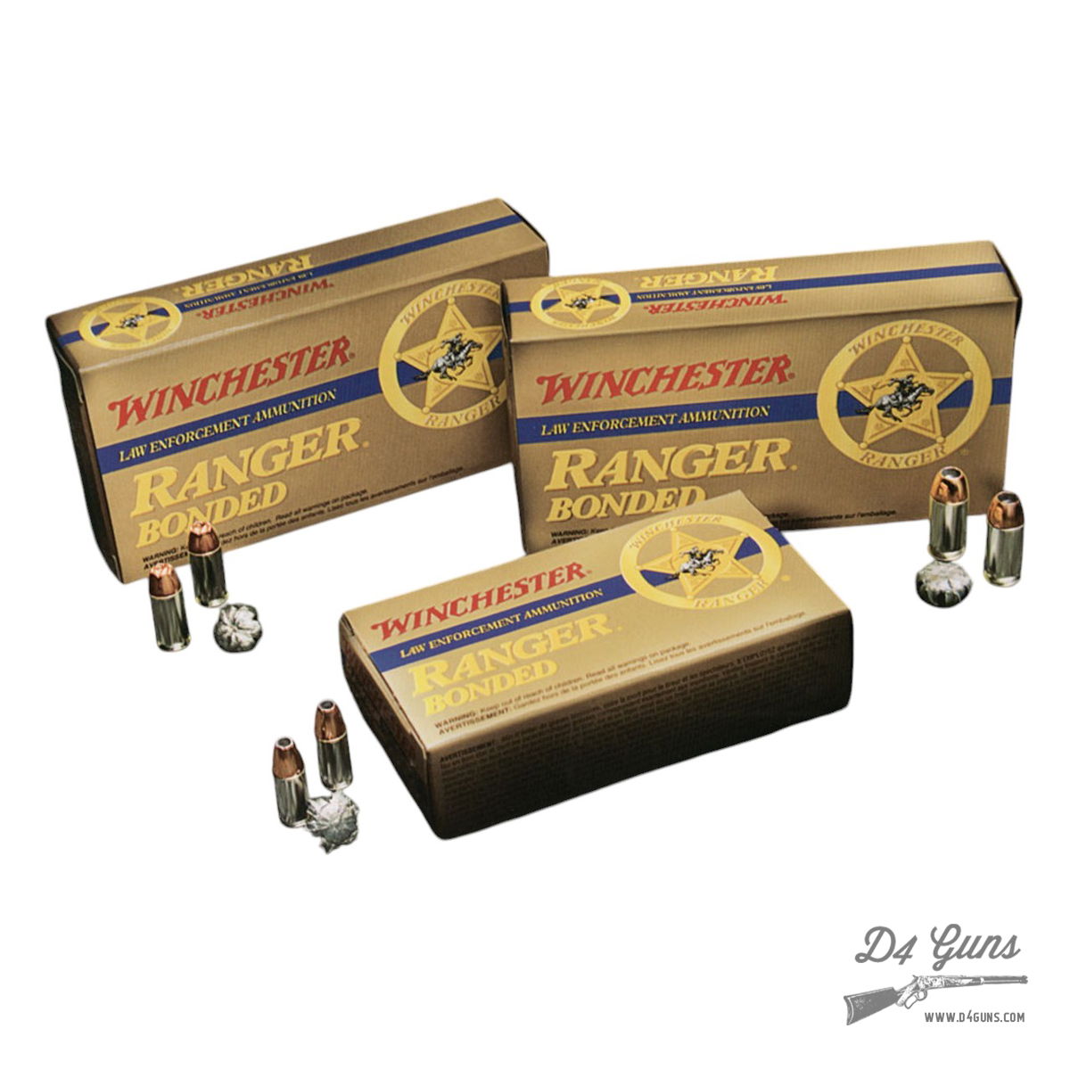 Winchester Ranger .40 S&W 180gr Bonded HP 50 Rounds Q4355 020892214798 ...