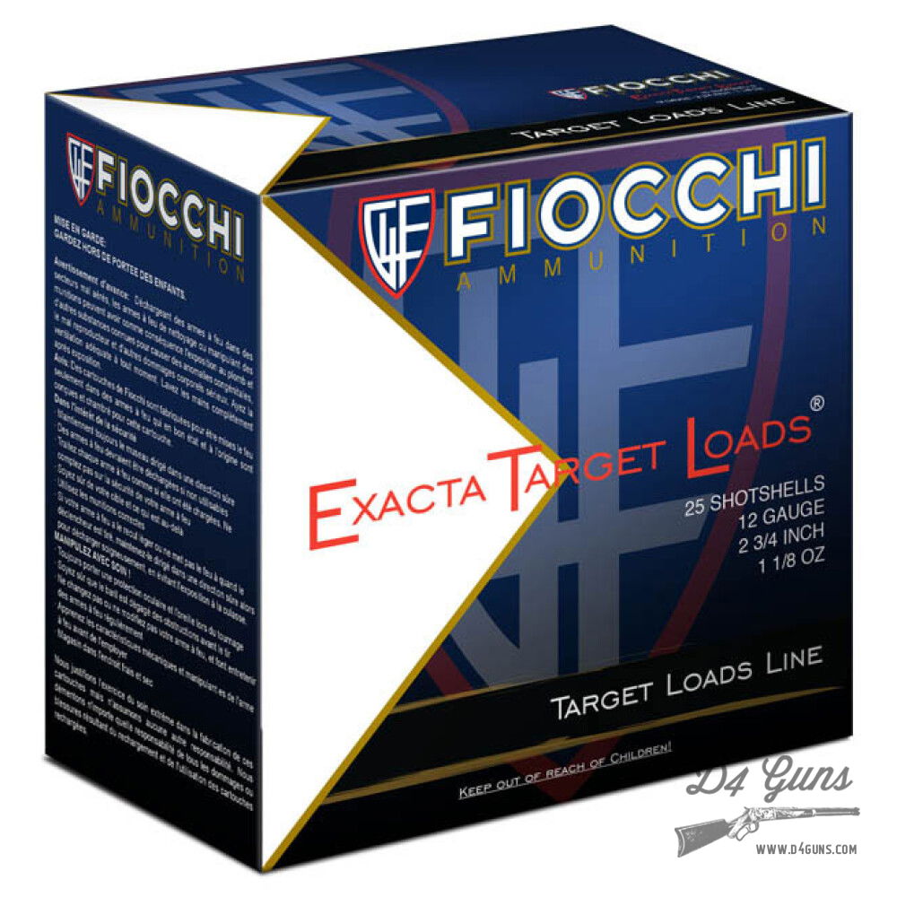 Fiocchi Exacta Steel 12 Gauge 2.75" 7 Shot 25 Rounds 12S1187 ...