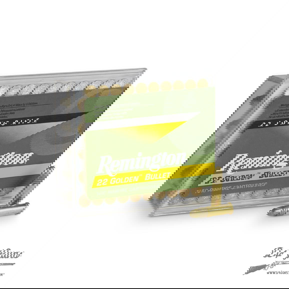 Remington Golden Bullet .22LR 40gr HV 100 Rounds 21276 047700000503 ...