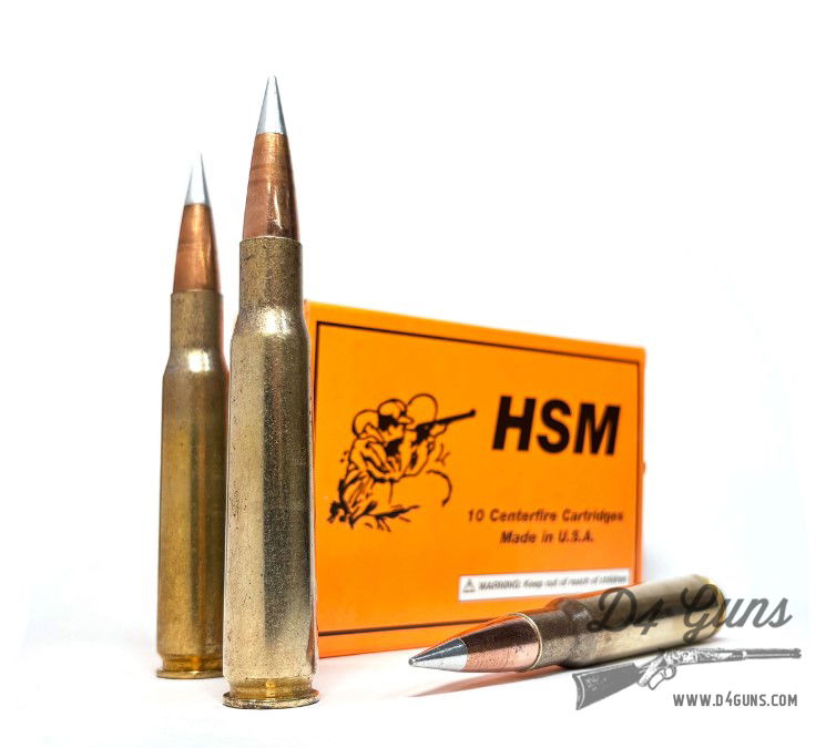 HSM .50 BMG 750gr A-MAX Match 10 Rounds 50BMG-2-N 837306000065 | D4 Guns