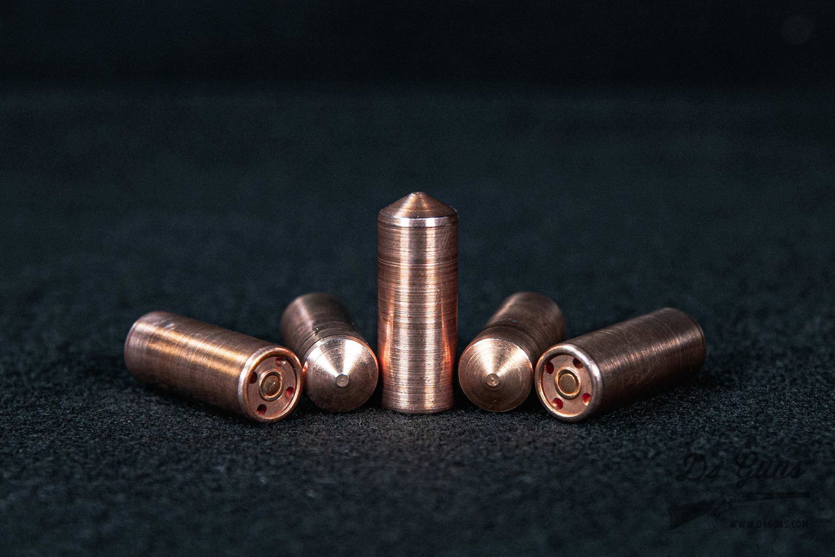 MBAssociates 13mm Gyrojet - 5 Rounds - MBA - Rocket - Caseless - Gyro ...