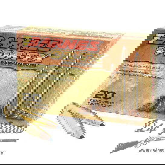 Barnes Vor-Tx .308 Win 168gr TTSX_BT 20 Rounds 21541 716876030866 | D4 Guns