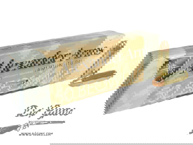 Alexander Arms .50 Beowulf 335gr FMJ Flat Nose 20 Rounds 809579737108 ...