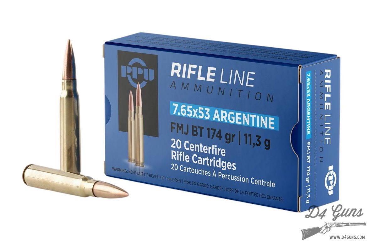 Prvi Partiza 7.65x53mm Argentine 174gr FMJ-BT 20 Rounds PP7AF ...