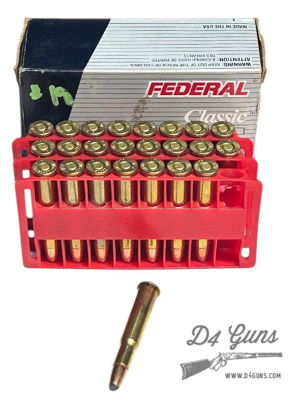 Federal Classic Hi-Shok .30-30 Win 150gr SPFN 30 Rounds 029465088965 ...