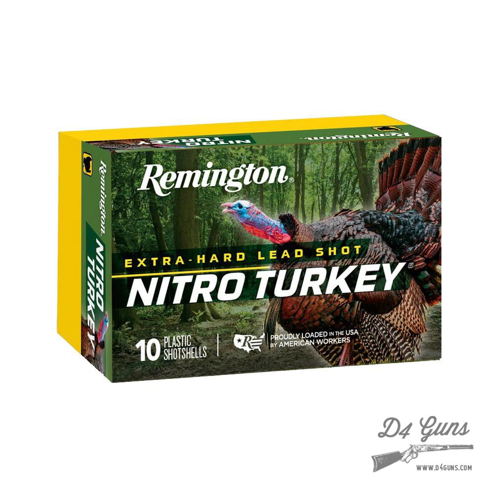 Remington Nitro Turkey 12 Gauge 2.75" 4 Shot 10 Rounds NT12S4 ...