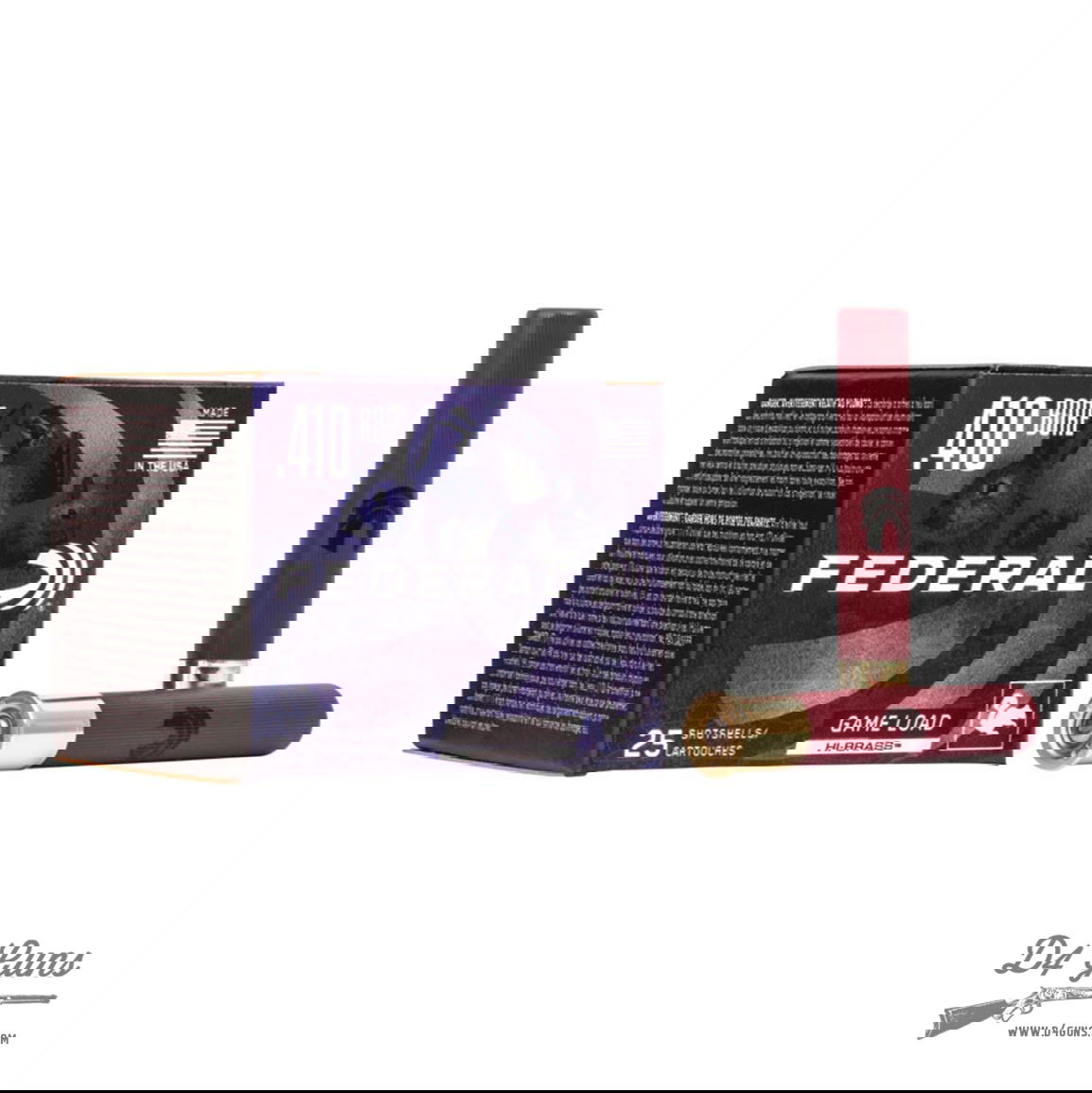 Federal Game Load .410 Gauge 3" 7.5 Shot 25 Rounds H412-7.5 ...