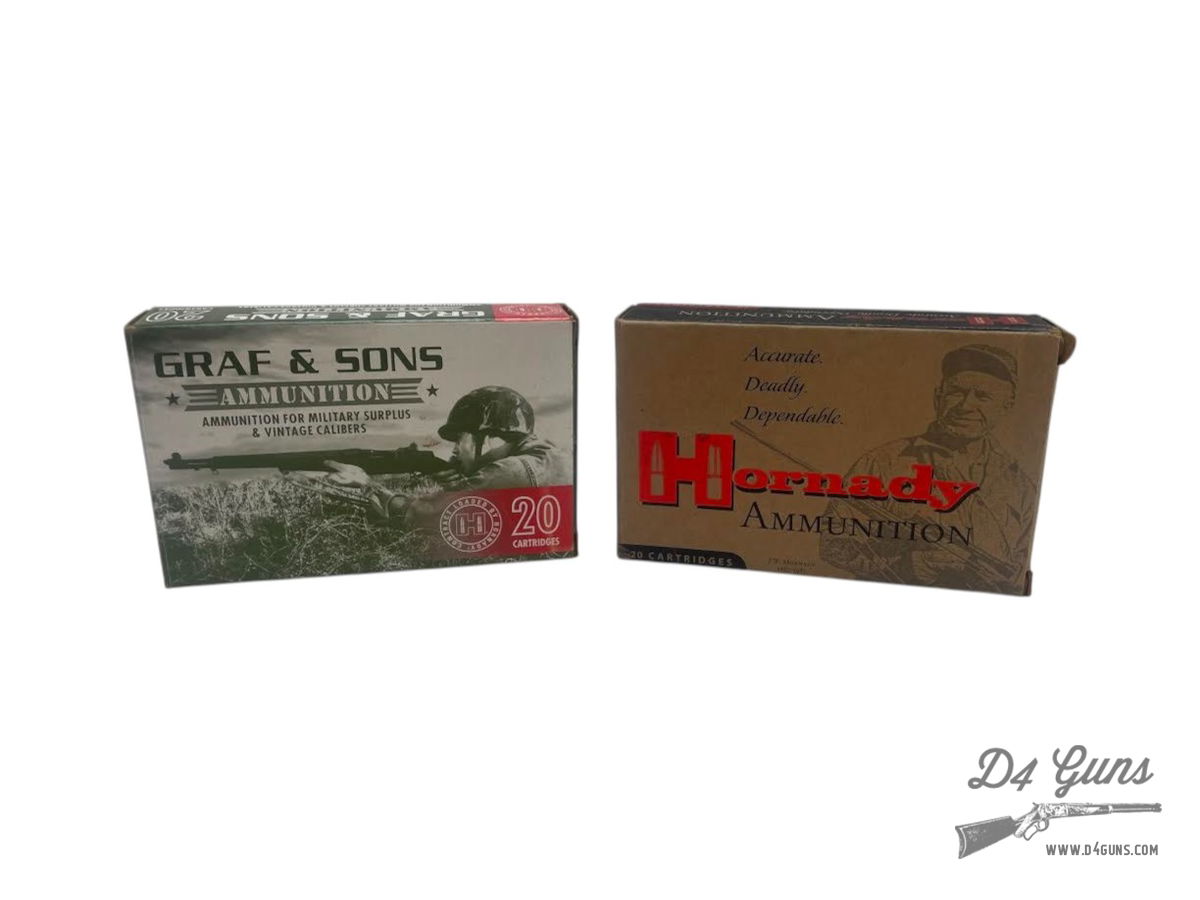 Mixed Manufacturer Lot 6.5x52mm Carcano 160gr RN 40 Rounds | D4 Guns