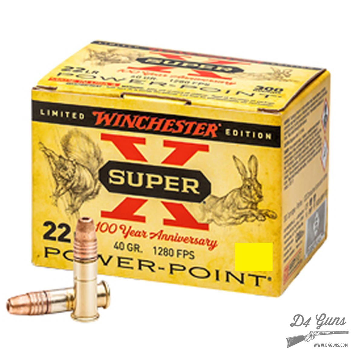 Winchester Super-X .22LR 40gr HP 222 Rounds X22LRPPB 020892104693 | D4 Guns
