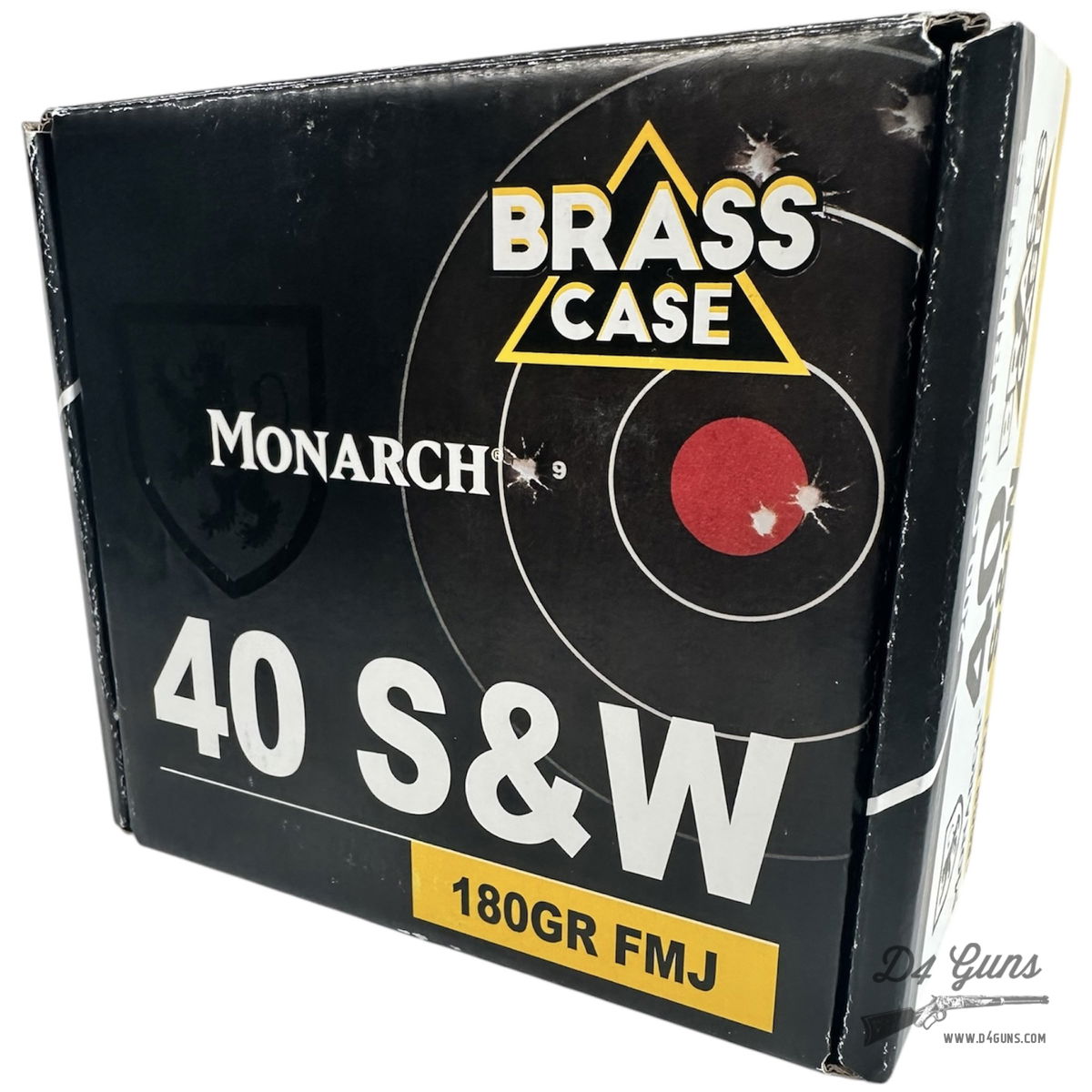 Monarch .40 S&W 180GR 200 Rounds Brass FMJ 161661 0420002598518 | D4 Guns