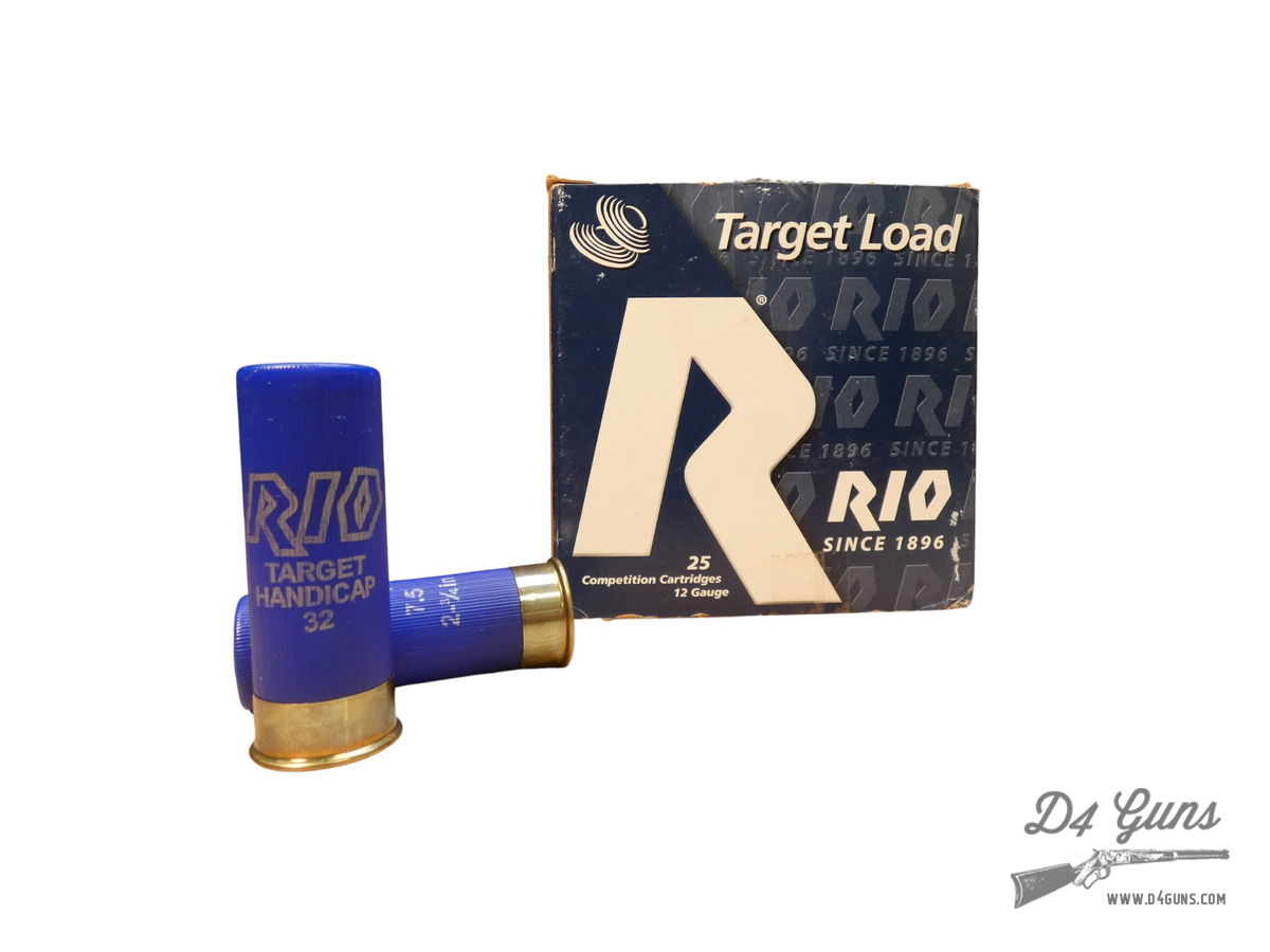Rio 12 Gauge 2.75" 7.5 Shot 25 Rounds TT3275 8435101601405 | D4 Guns