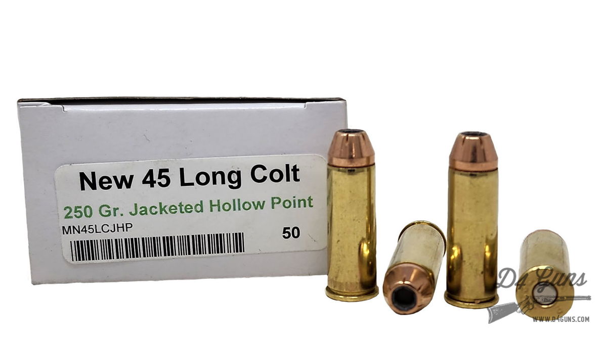 Miwall .45 Colt 250gr JHP 50 Rounds MN45LC250FM MN45LCJHP | D4 Guns