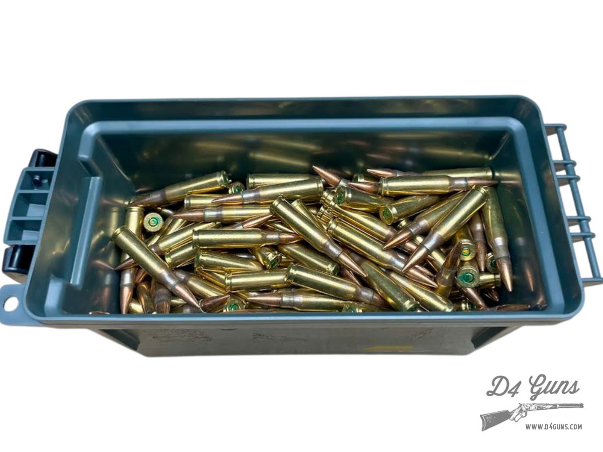 Plinker Pack 7.62x51mm FMJ 200 Rounds in Ammo Can | D4 Guns