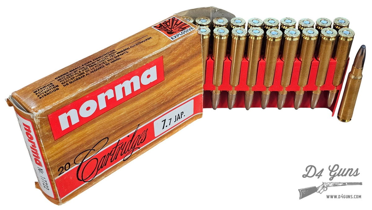 Norma 7.7 Japanese 180gr SP 20 Rounds 17722 7393923177229 | D4 Guns