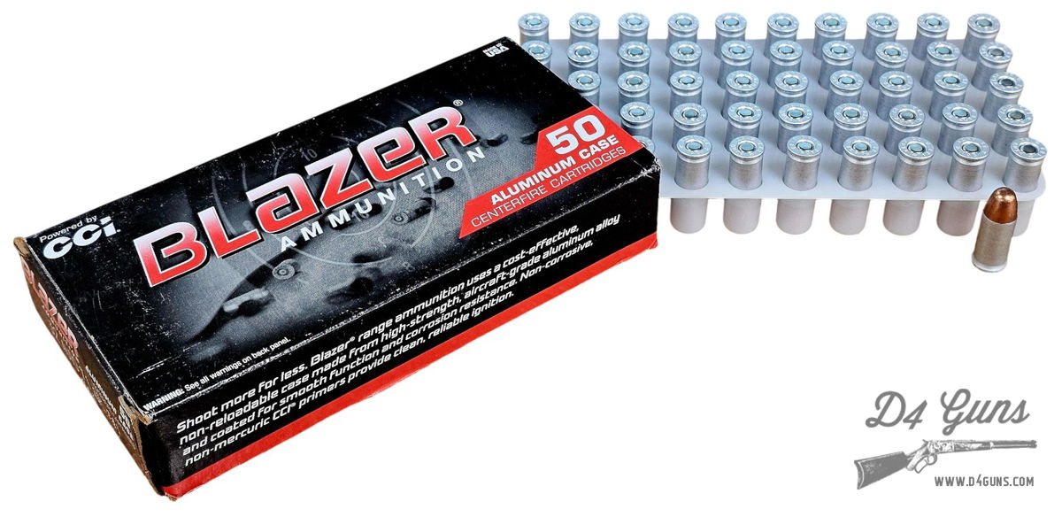 CCI Blazer .32 ACP 71gr FMJ 50 Rounds 3503 076683035035 | D4 Guns