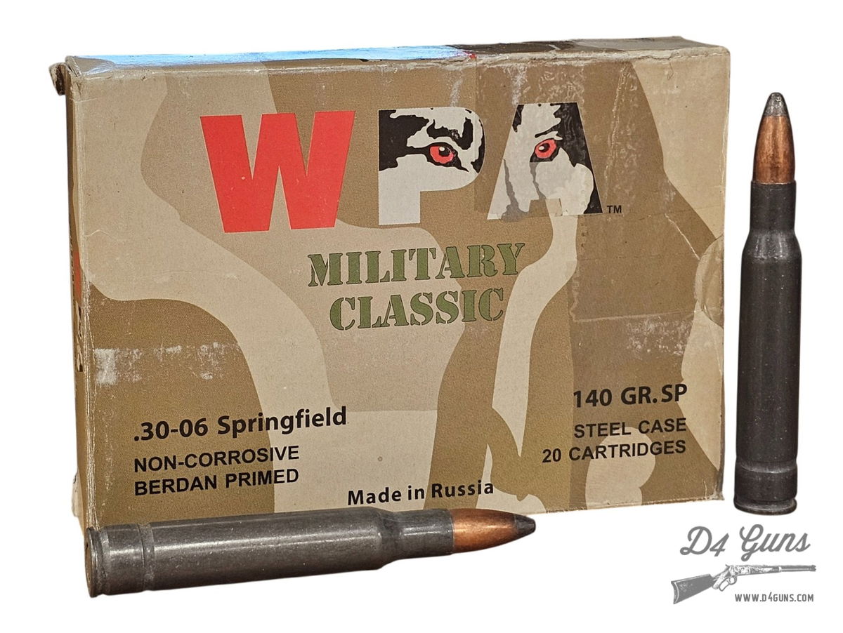 Wolf Military Classic .30-06 140gr SP 20 Rounds 645611451317 | D4 Guns