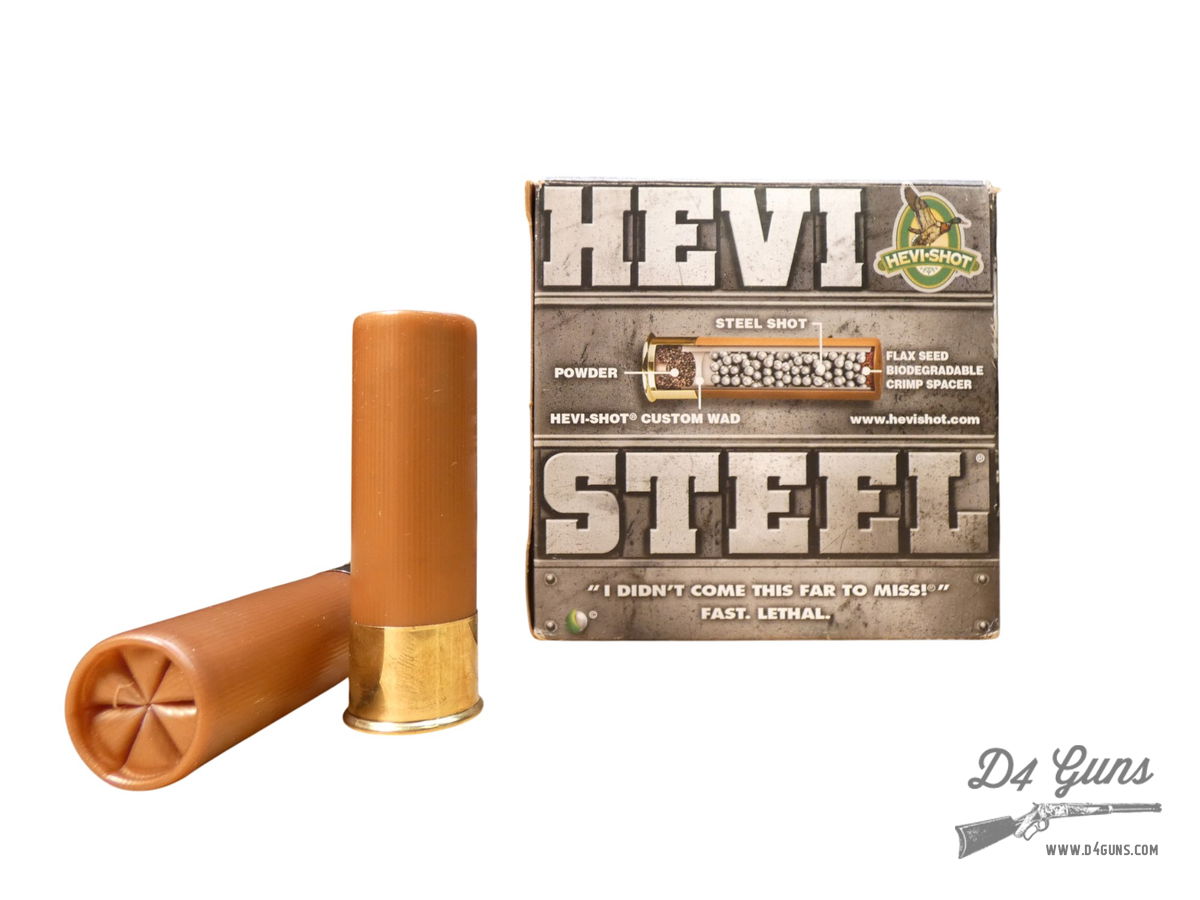 Hevi-Shot 12 Gauge 3" 3 Shot 25 Rounds HS60003 816383600030 | D4 Guns
