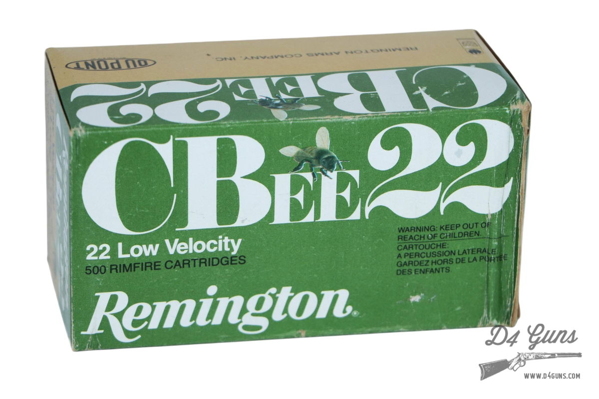 Remington CBee22 .22 LR 30gr CCSB 500 Rounds CB22L 047700002811 | D4 Guns