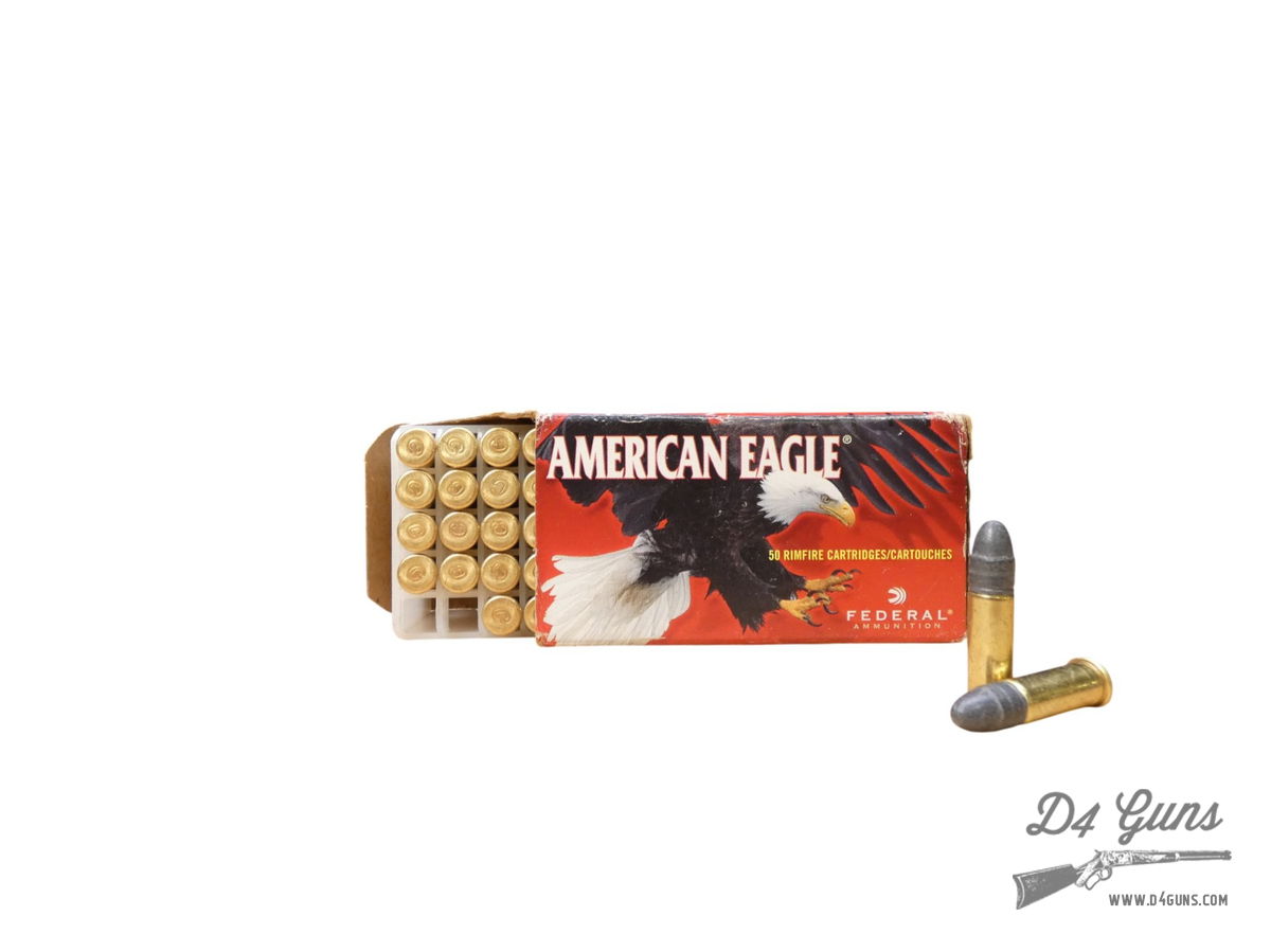 Federal American Eagle .22LR 40gr Solid 50 Rounds AE5022 029465016913 ...