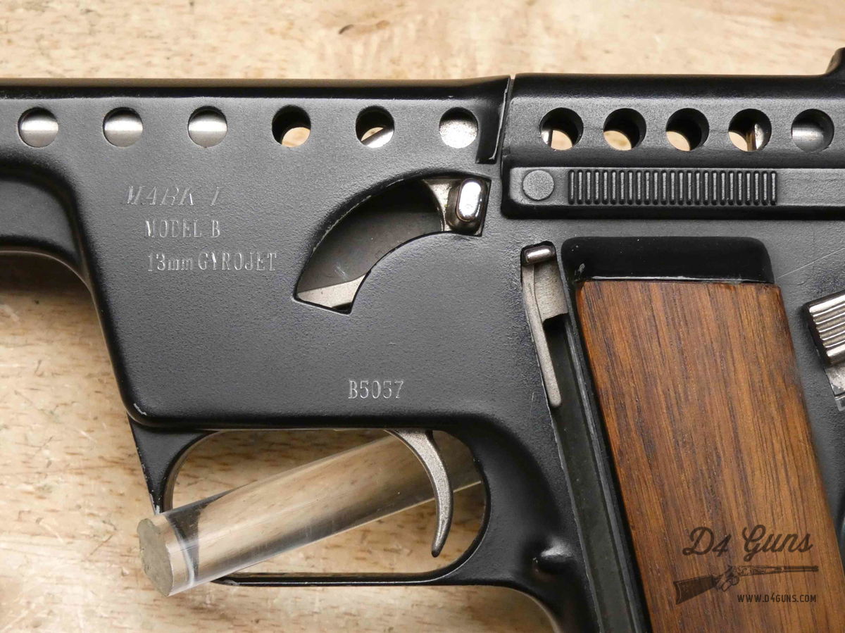 MBA GyroJet Mark I Model B Rocket Pistol - 13MM - w/ Box And Letter ...