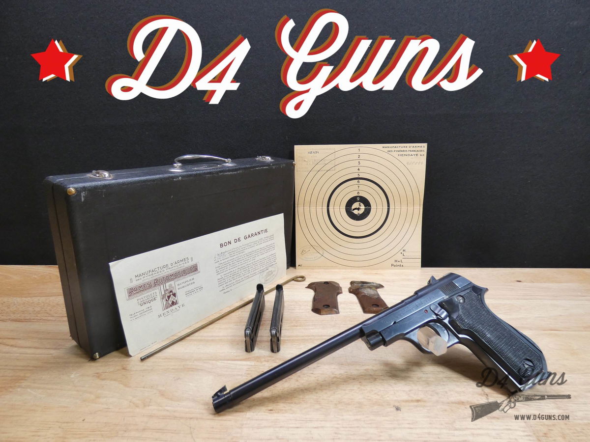 Pyreenes Unique Model 52 - .22 LR - French - Plinker - MFG 1952 - w ...