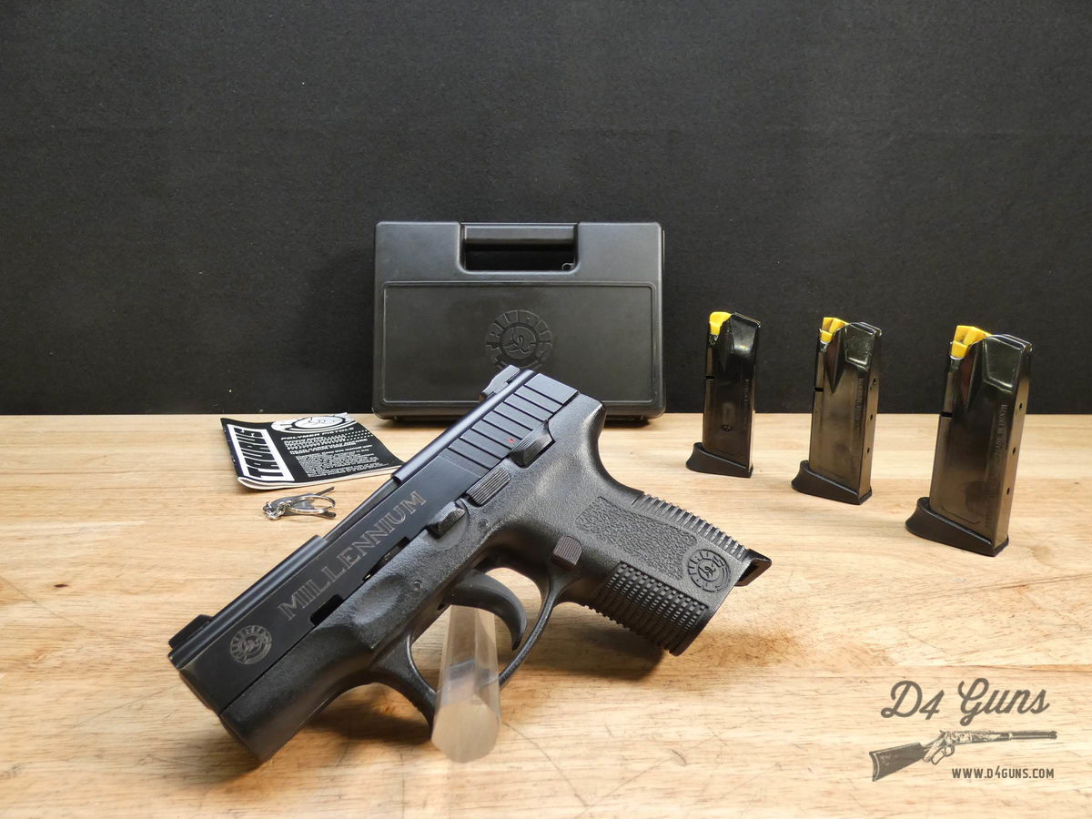 Taurus PT111 Millennium Pro - 9mm - 2007- OG Case and 3 Mags! - CCW ...