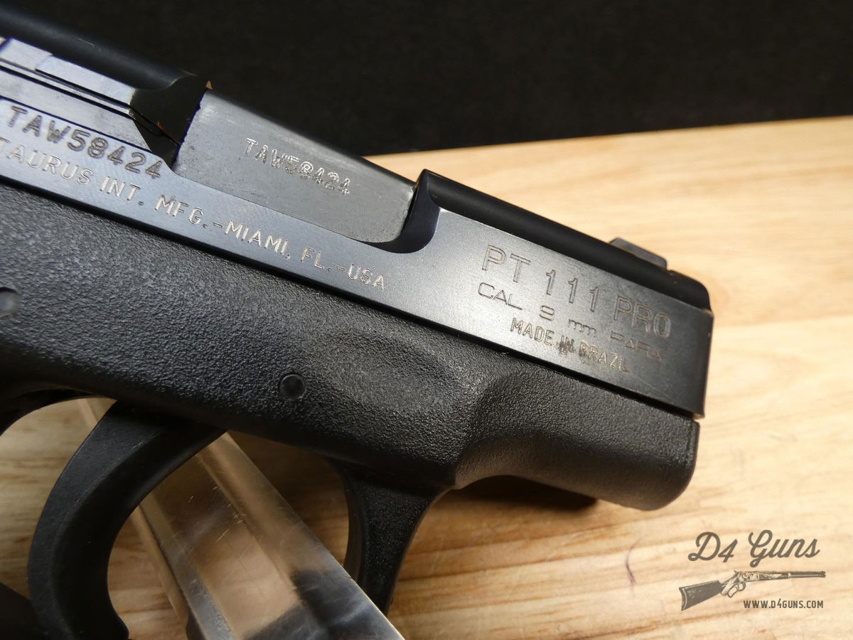 Taurus PT111 Millennium Pro - 9mm - 2007- OG Case and 3 Mags! - CCW ...