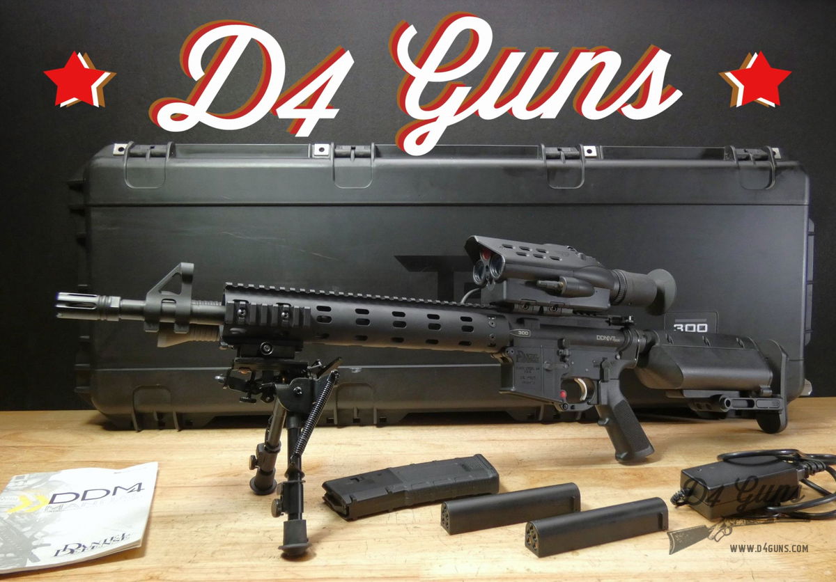 Daniel Defense DDM4V7 300 w/ TrackingPoint Optic - .300 Blackout - XLNT ...