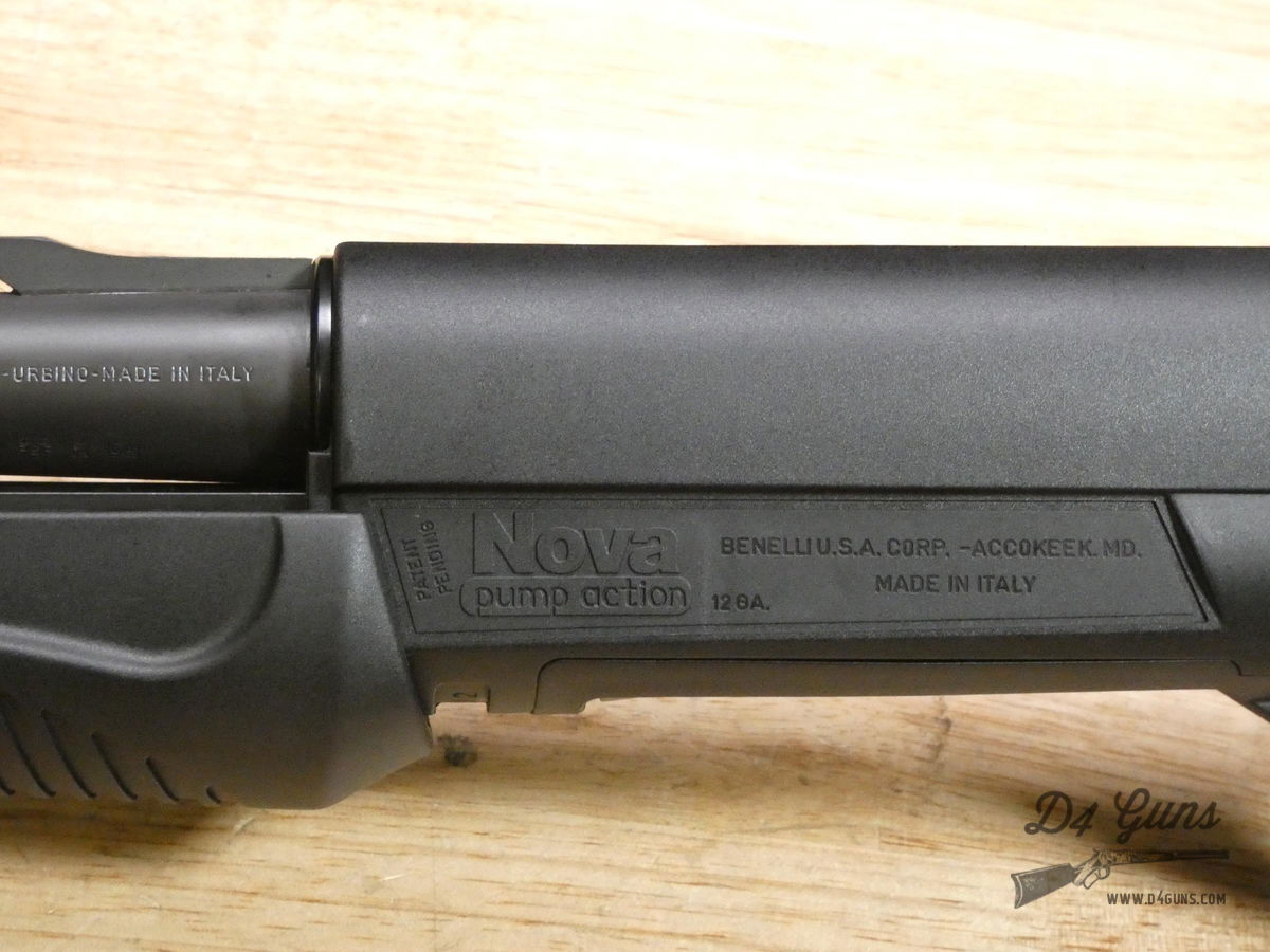 Benelli Nova - 12ga - 3.5 Inch - Vent Rib w/ Chokes- 4+1 - Synthetic ...