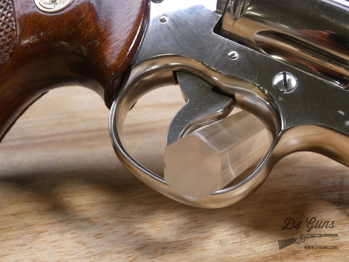 Colt Python - .357 MAG - Mfg 1974 - Nickel - Vent Rib - Colt Snake Gun - Revolvers at GunBroker ...