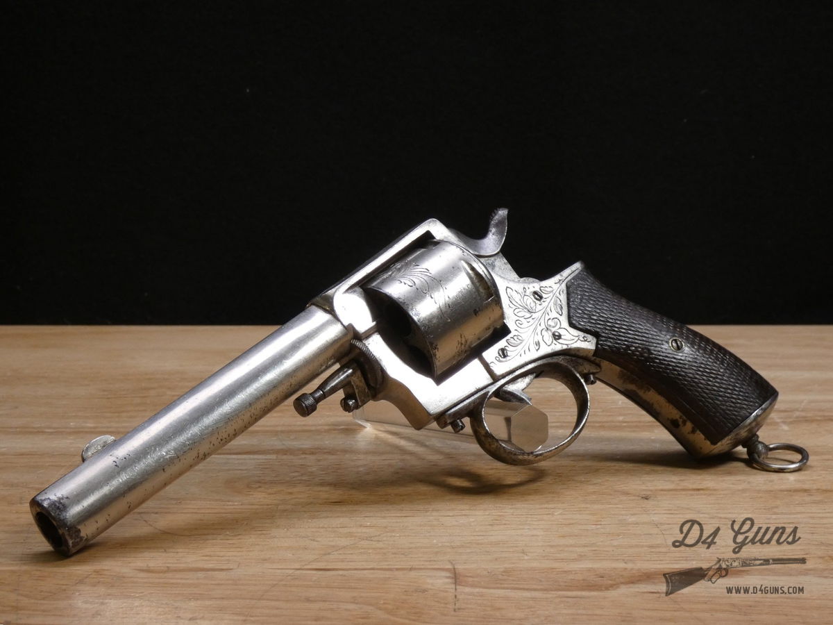 Belgian British Constabulary Double Action Revolver - .50 CF - Engraved ...