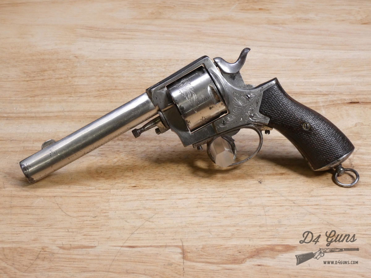Belgian British Constabulary Double Action Revolver - .50 CF - Engraved ...