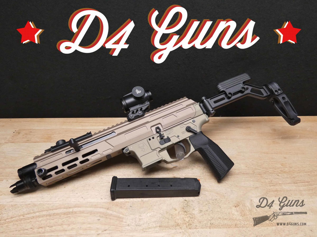 Matador Arms MAT9-9G - 9mm - PDW - FDE - Folding - Light & Swampfox ...