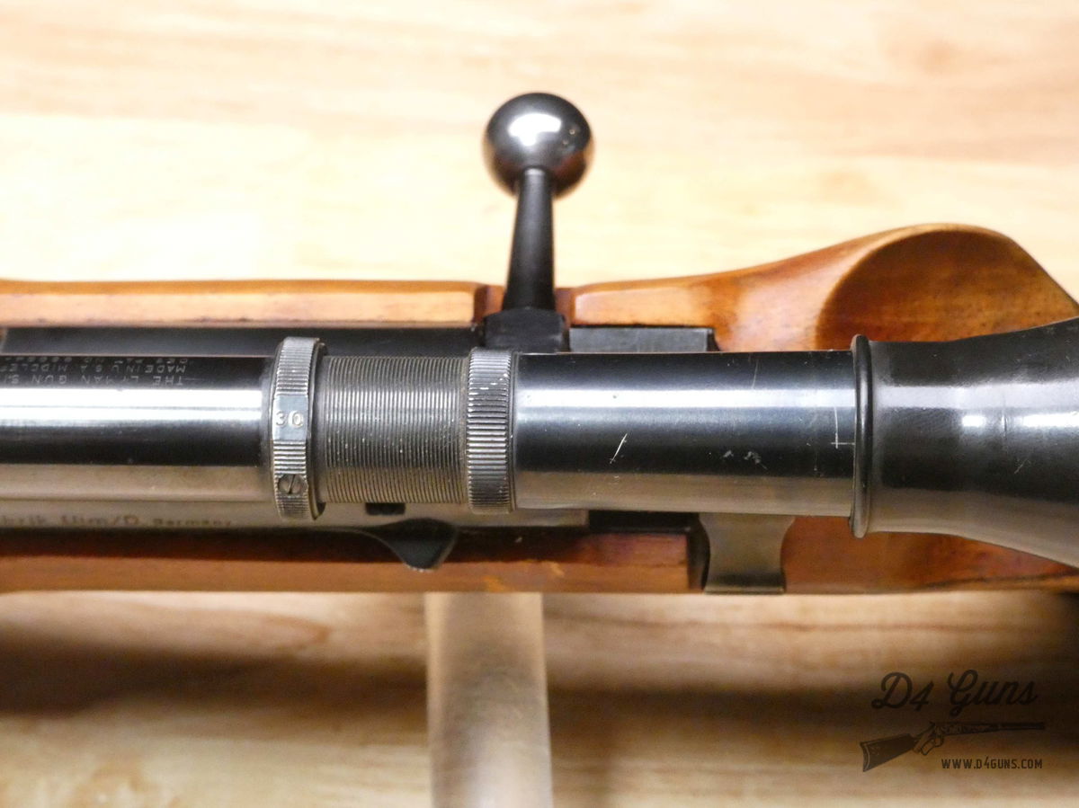 J.G. Anschutz Model 54 Match - .22 LR - Palm Rest & Vintage Lyman Optic ...