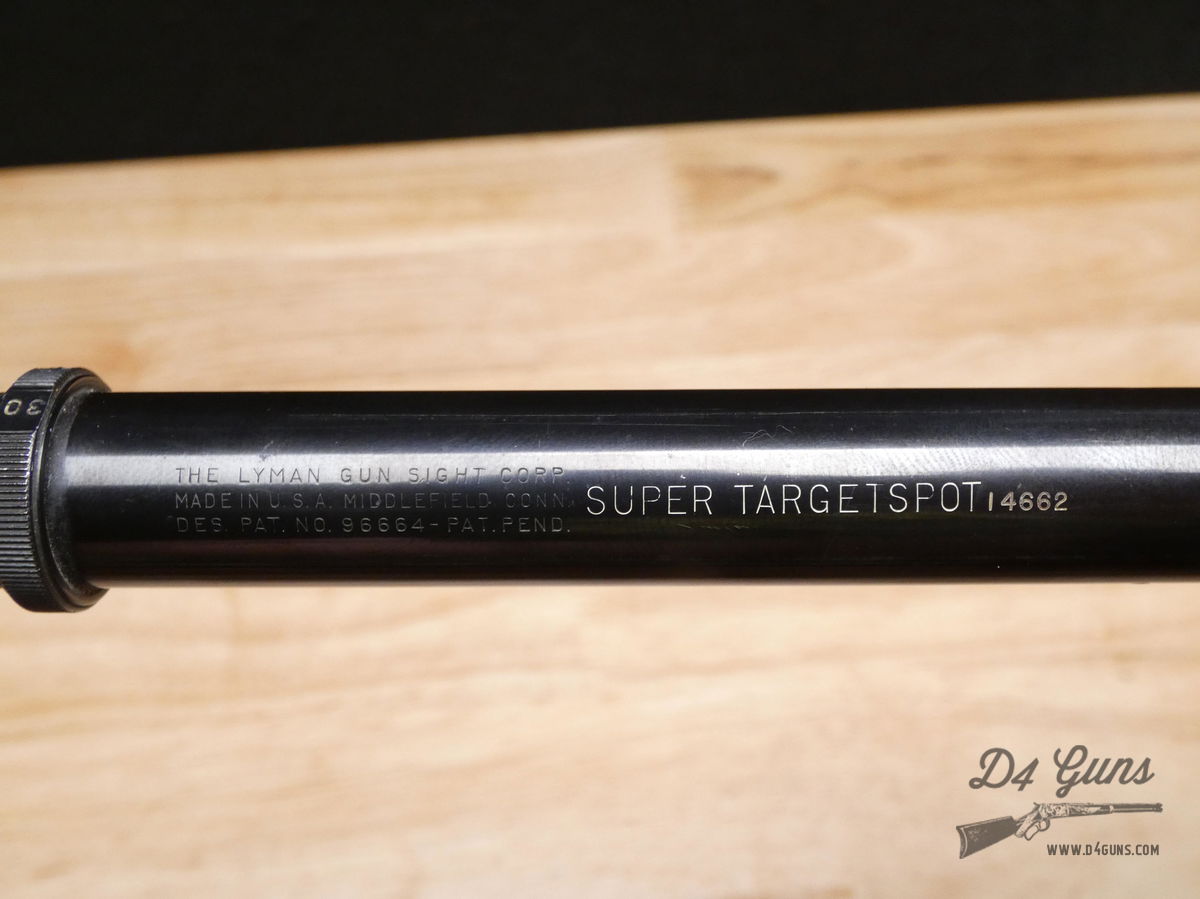 J.G. Anschutz Model 54 Match - .22 LR - Palm Rest & Vintage Lyman Optic ...