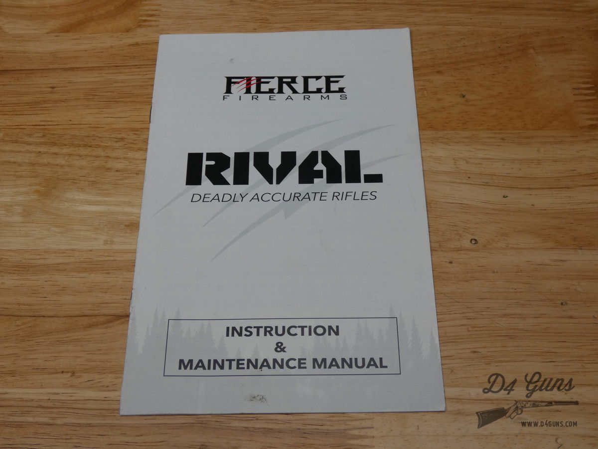 Fierce Carbon Rival - .300 PRC - Carbon Fiber - Forest - Hunting - XLNT ...