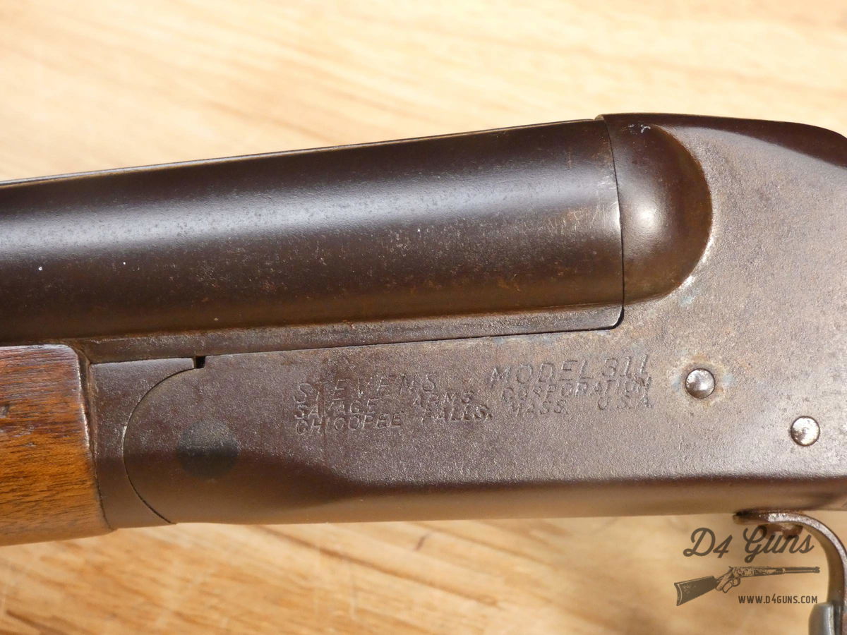 Stevens Model 311A - 16 Gauge - 16ga - Case Hardened Receiver - SxS ...