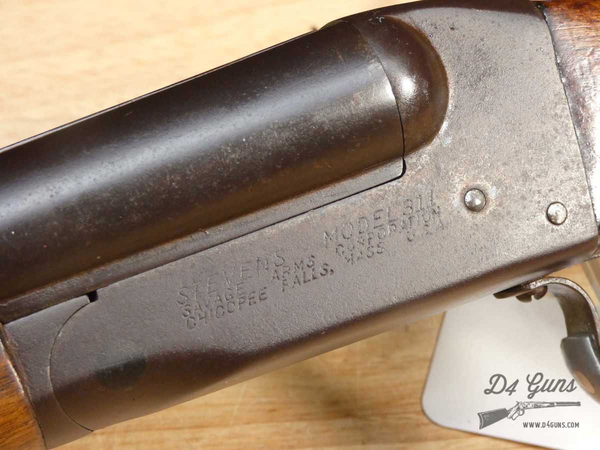 Stevens Model 311A - 16 Gauge - 16ga - Case Hardened Receiver - SxS ...