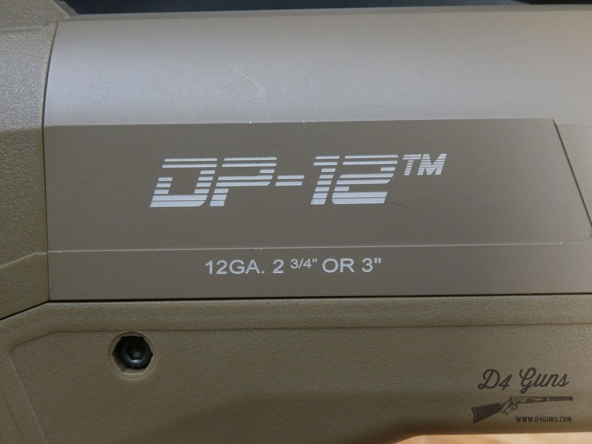 Standard MFG DP-12 FDE - 12 GA - Red Dot - 16 Shot DBL Barrel - DP12 - Pump Action Shotguns at ...