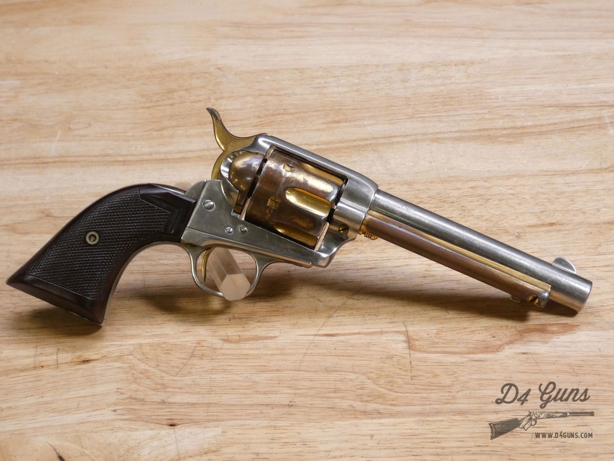Colt Single Action Army 1st Gen - .32 WCF - SAA - Nickel Finish - MFG 1904 - Revolvers at ...