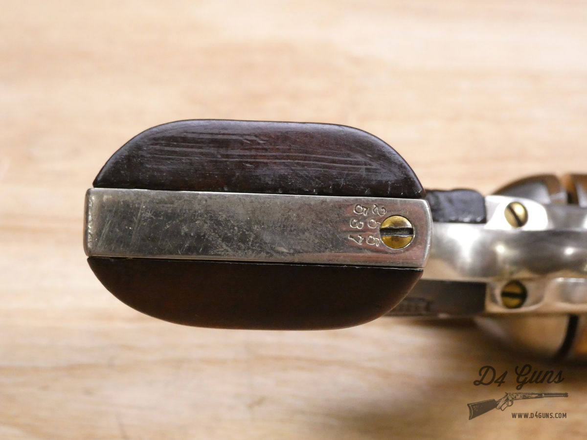 Colt Single Action Army 1st Gen - .32 WCF - SAA - Nickel Finish - MFG 1904 - Revolvers at ...