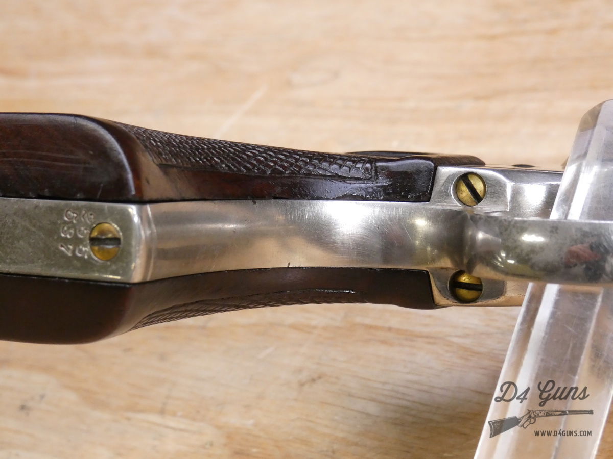 Colt Single Action Army 1st Gen - .32 WCF - SAA - Nickel Finish - MFG 1904 - Revolvers at ...