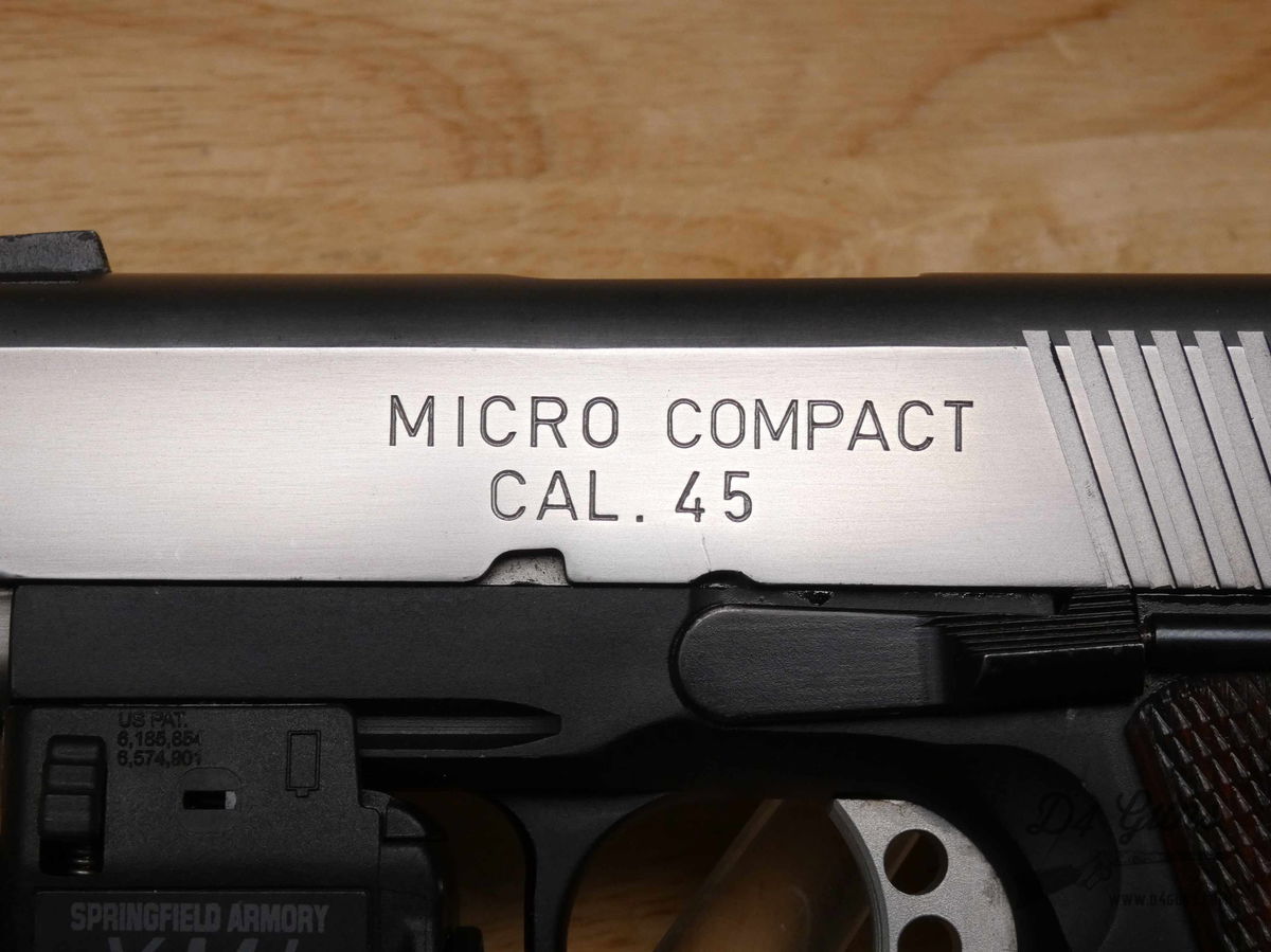 Springfield Micro LW Operator Compact Bitone 1911 - .45 ACP - Case ...