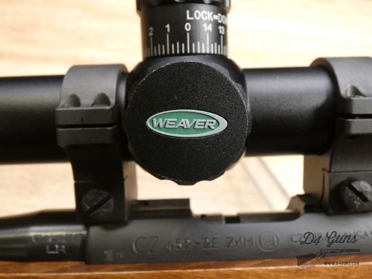 CZ 452-2E ZKM Super Exclusive - .22 LR - w/ Scope - XLNT - Czech ...