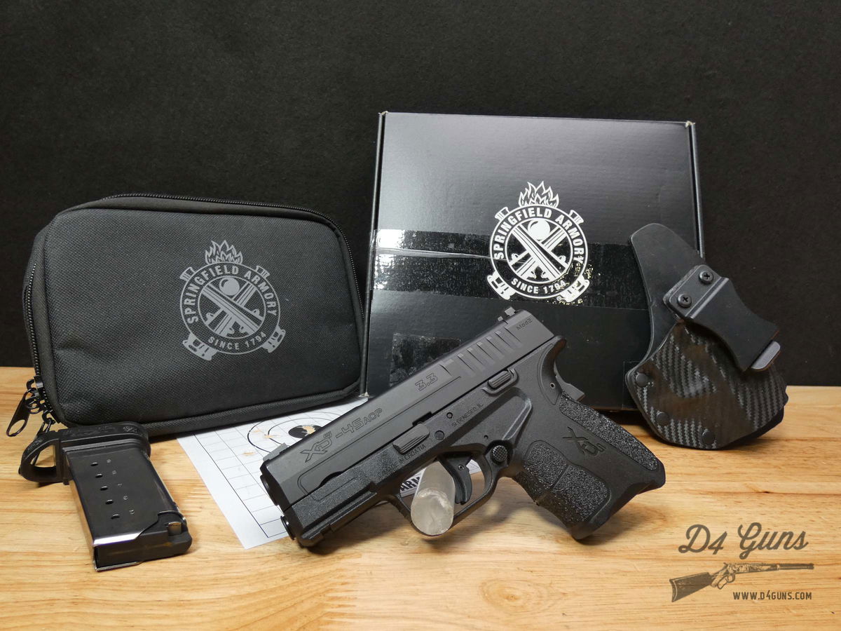 Springfield XDs-45 3.3 Mod 2 - .45 ACP - OG Box - Soft Case - Holster ...