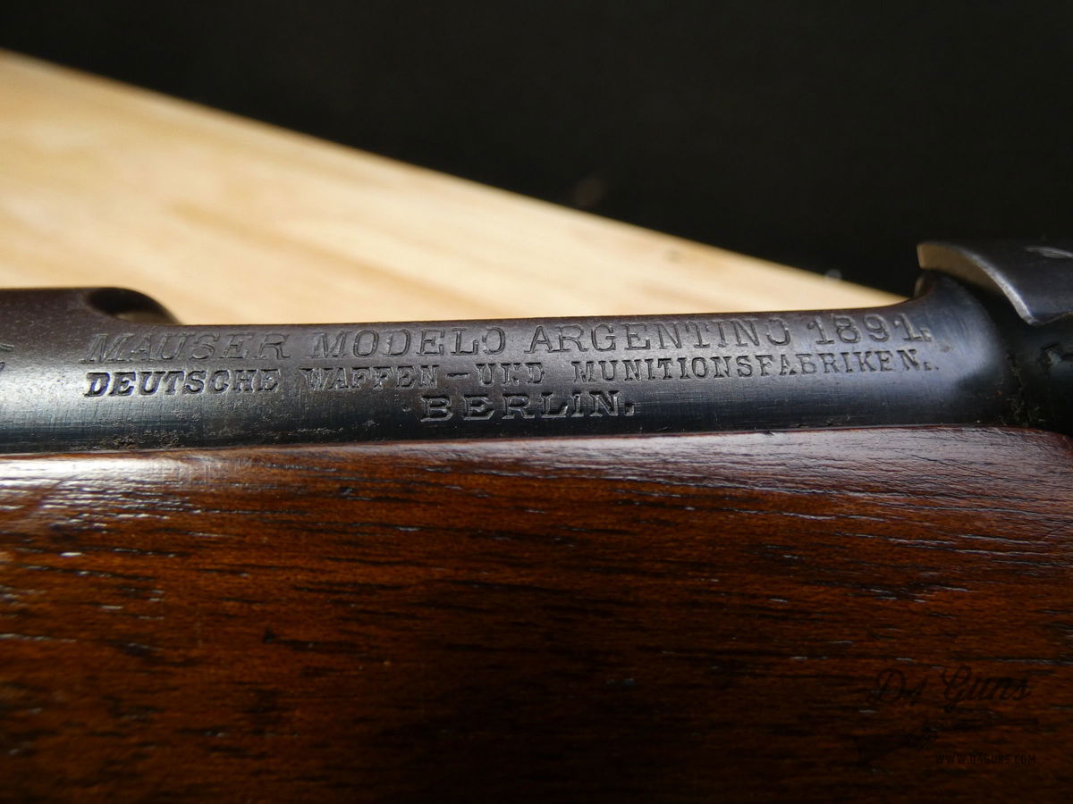 DWM Argentine Mauser Model 1891 - 7.65x53mm - Matching #'s - 1891 ...
